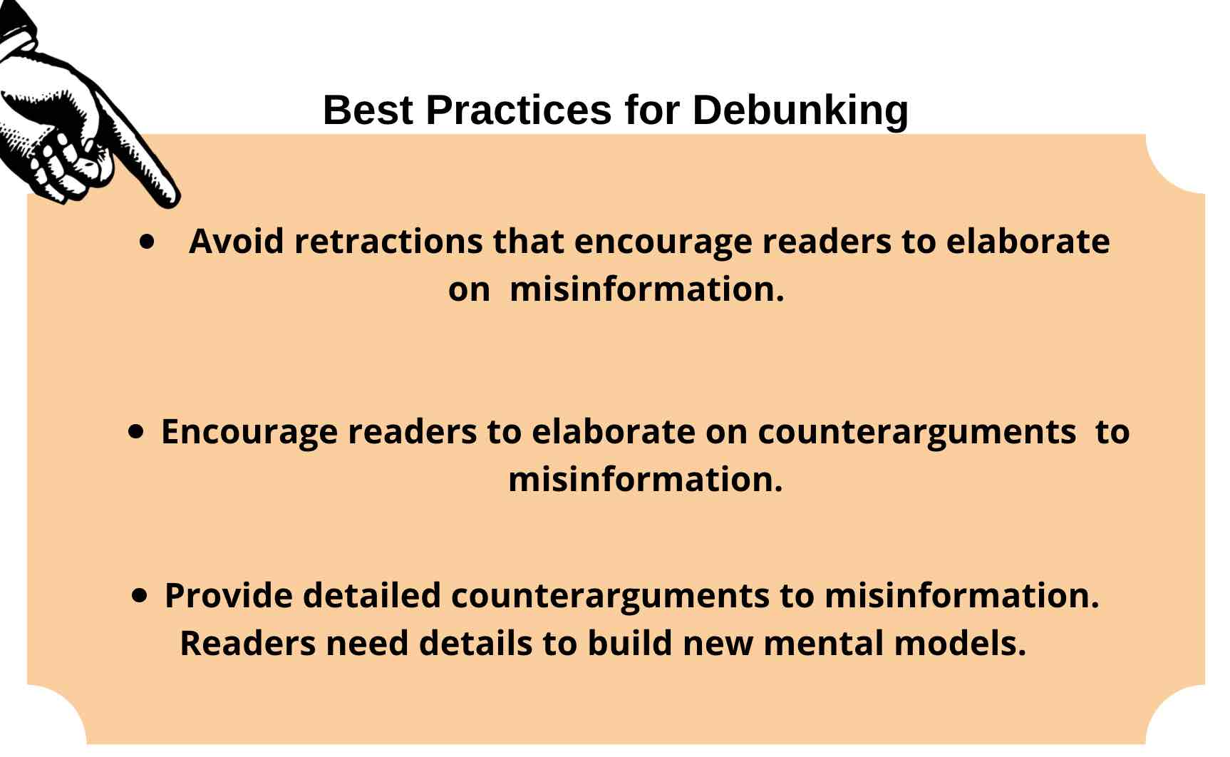 Best Practices for Debunking Misinformation: The Devil is in the ...